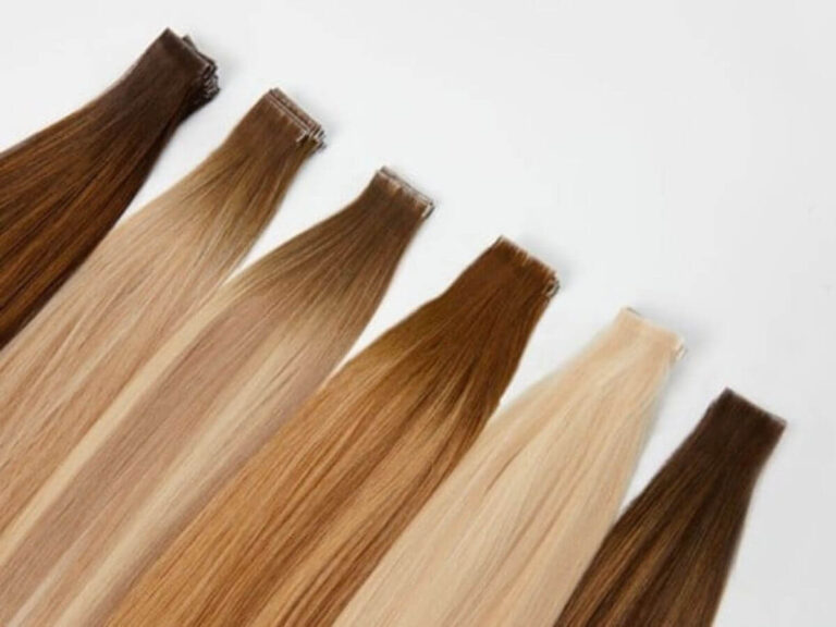 8 tipos diferentes de extensiones de cabello adhesivas | Alphahair