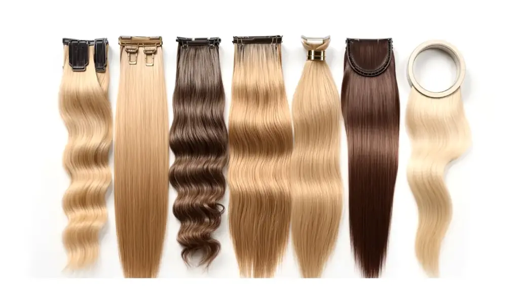 Types Of Hair Extensions: Clip-In, Tape-In, And More Explained
