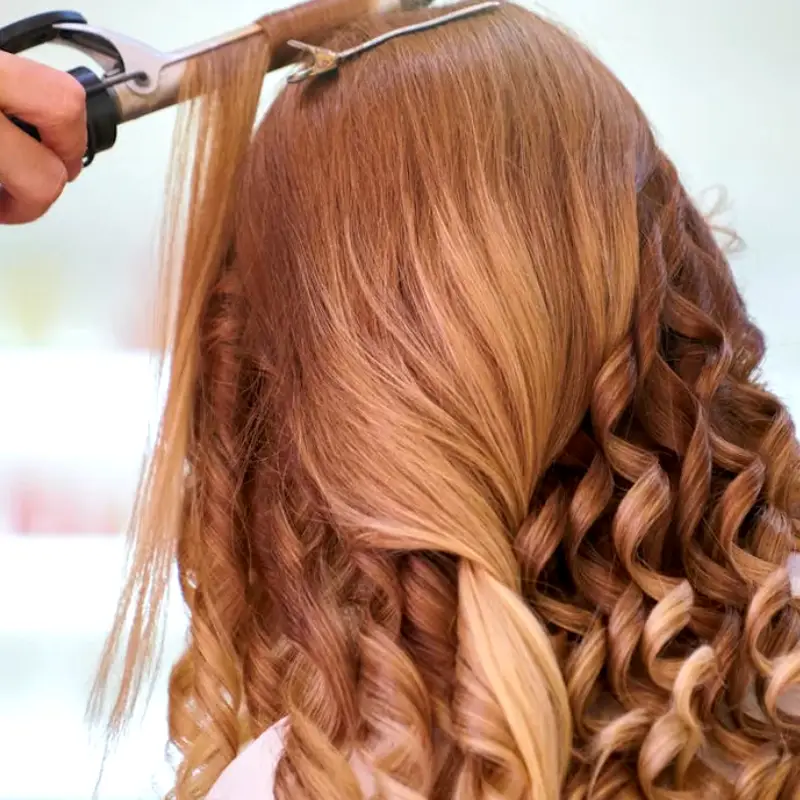 How To Curl Halo Extensions?