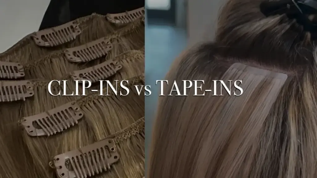 Tape In Vs Clip In Hair Extensions: What Are Differences Between Them?