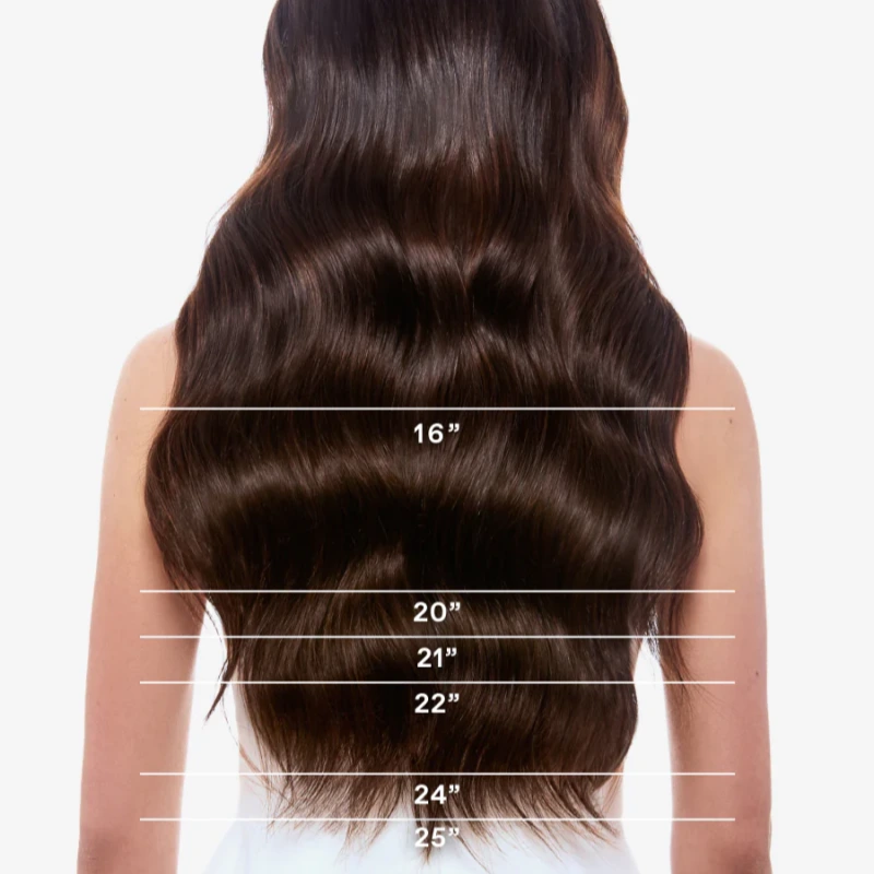 Extensiones de cabello de 16 pulgadas vs. 20 pulgadas: Encuentra tu ...